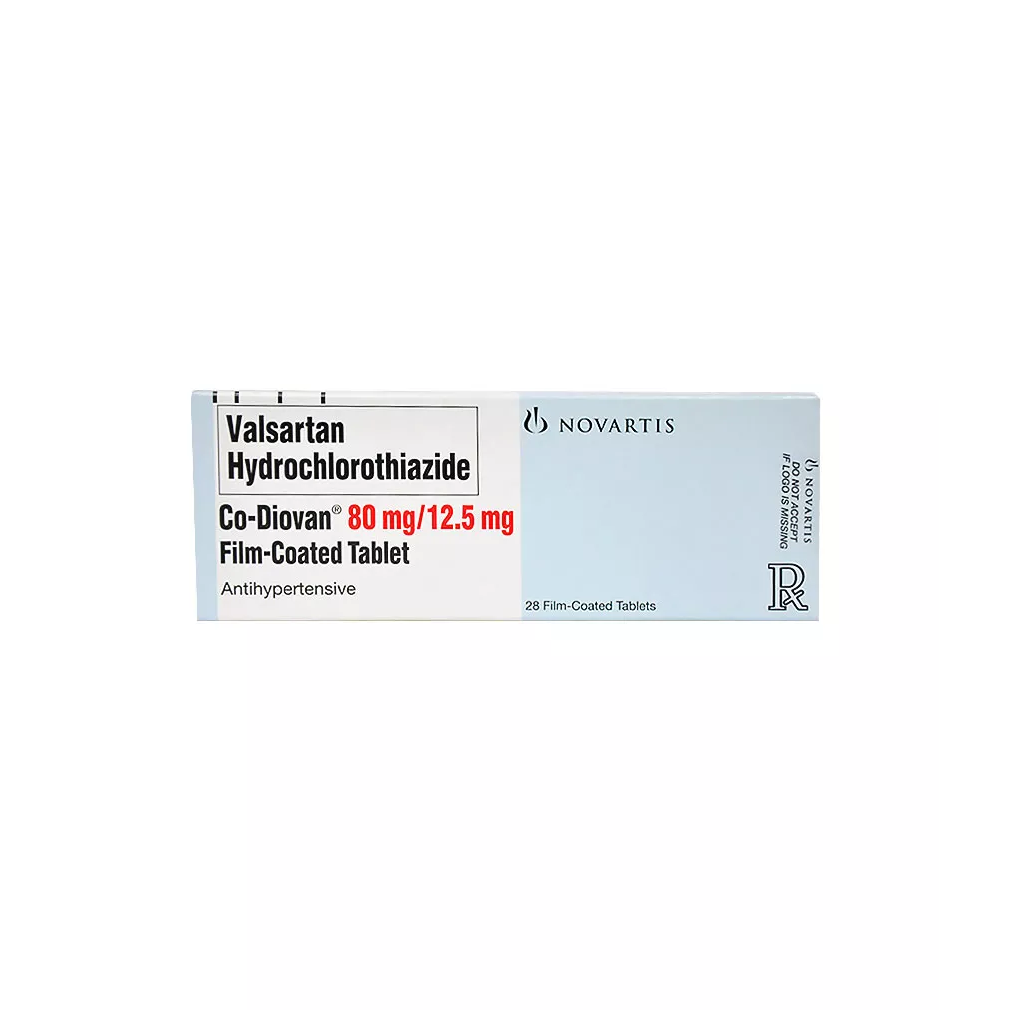 CO-DIOVAN Valsartan / Hydrochlorothiazide 80mg / 12.5mg Film-Coated ...